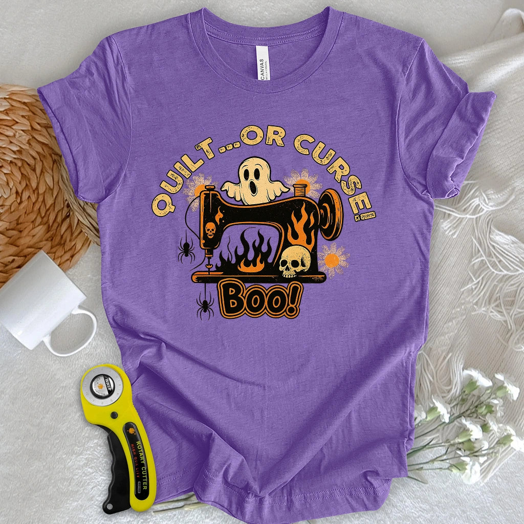 QUILT... OR CURSE! T-shirt – ThreadsMuse