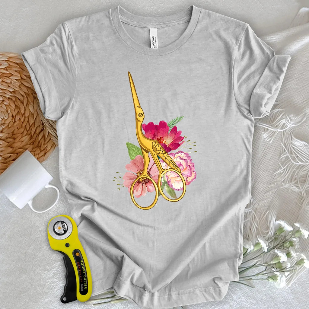 Shears in Bloom T-shirt – ThreadsMuse
