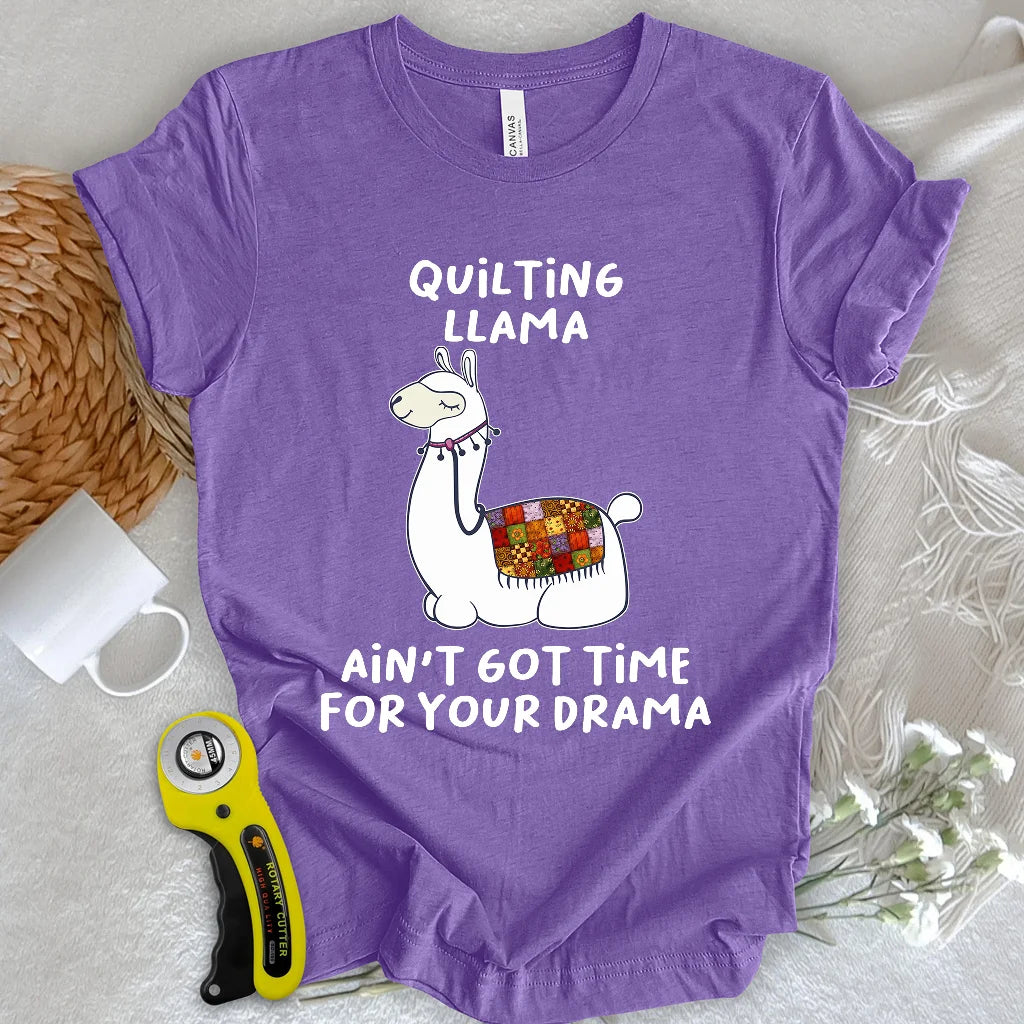 Quilting LLama T-shirt – ThreadsMuse