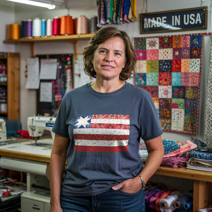 USA Star Flag T-shirt – ThreadsMuse