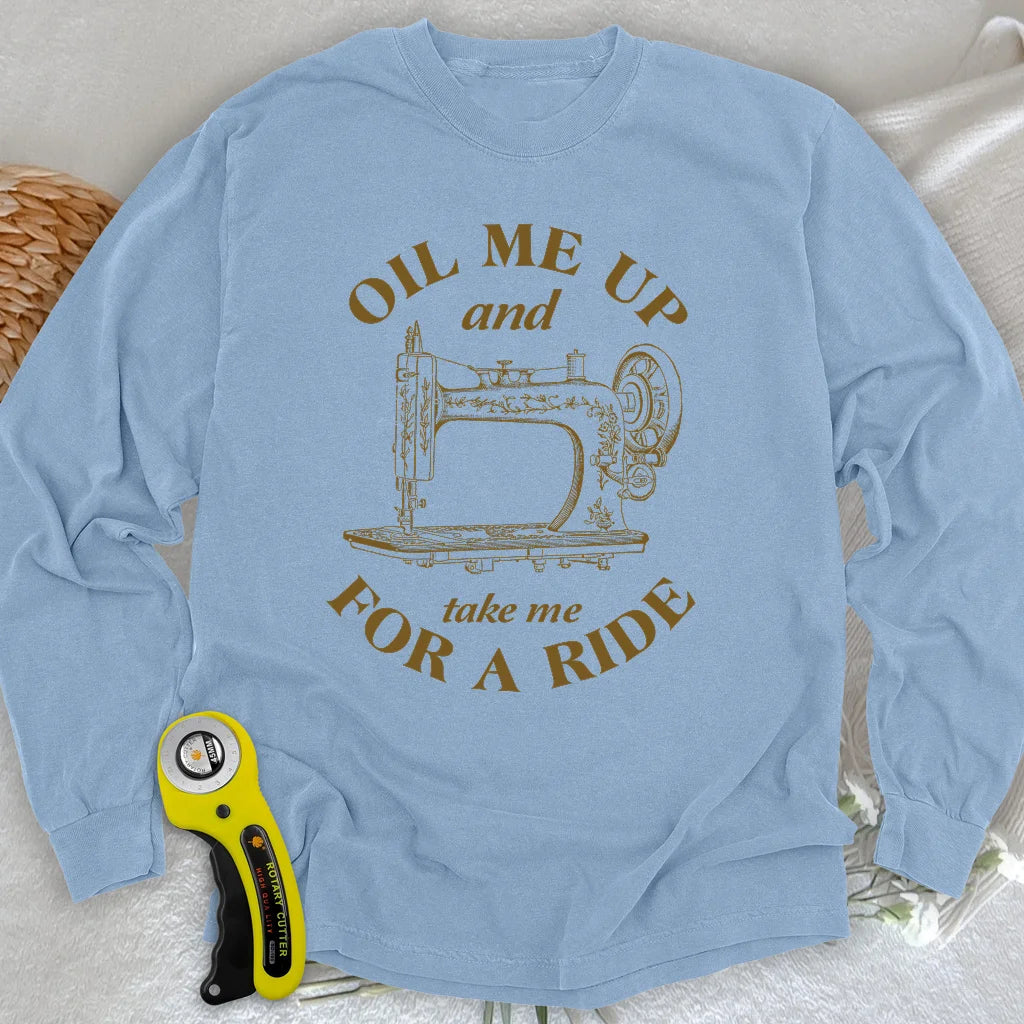 Oil Me Up Long Sleeve T-shirt – ThreadsMuse