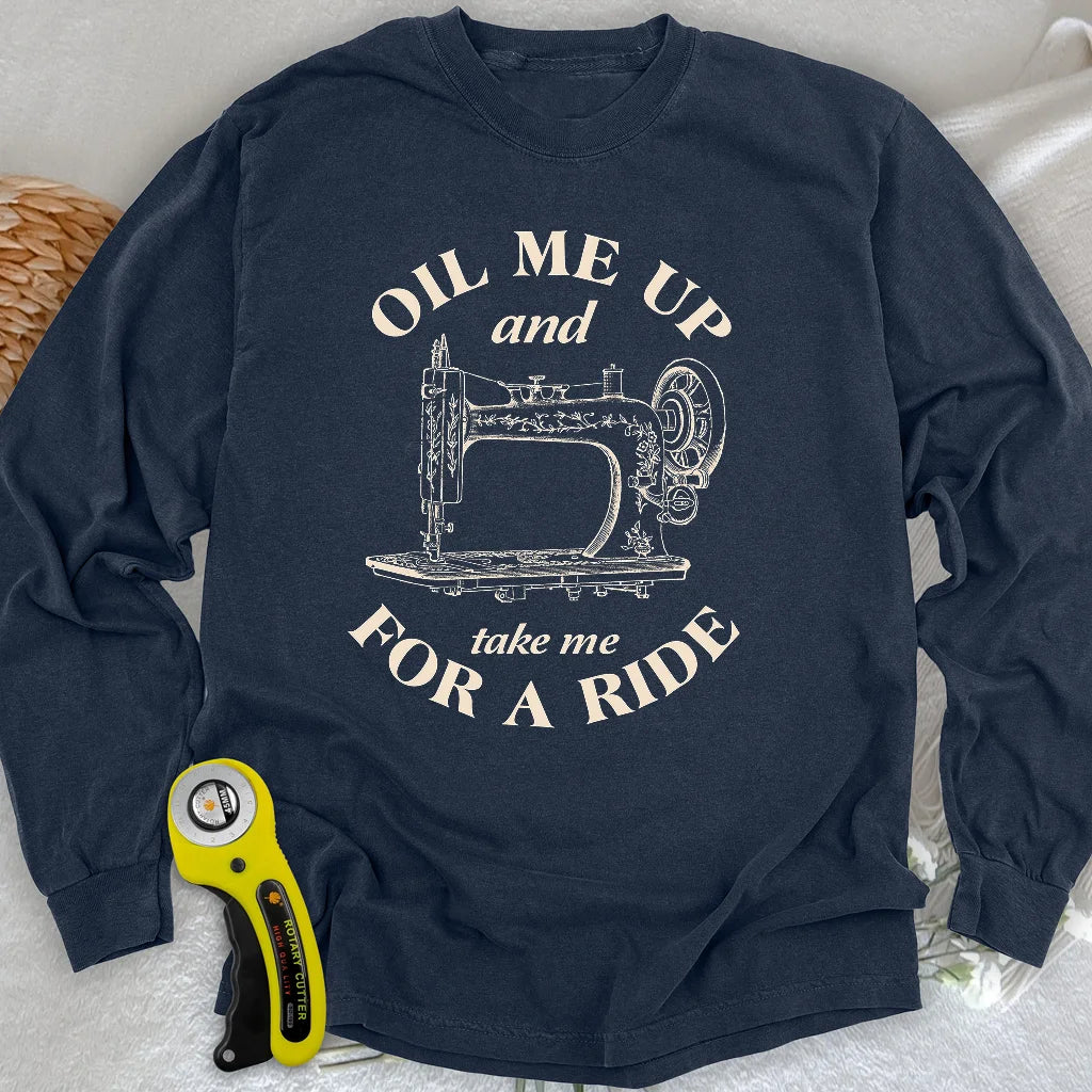 Oil Me Up Long Sleeve T-shirt – ThreadsMuse