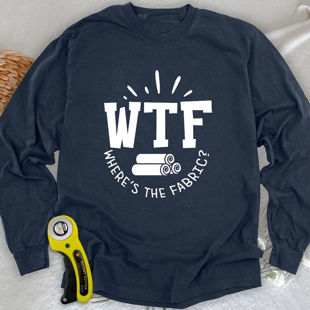 WTF Long Sleeve T-shirt – ThreadsMuse