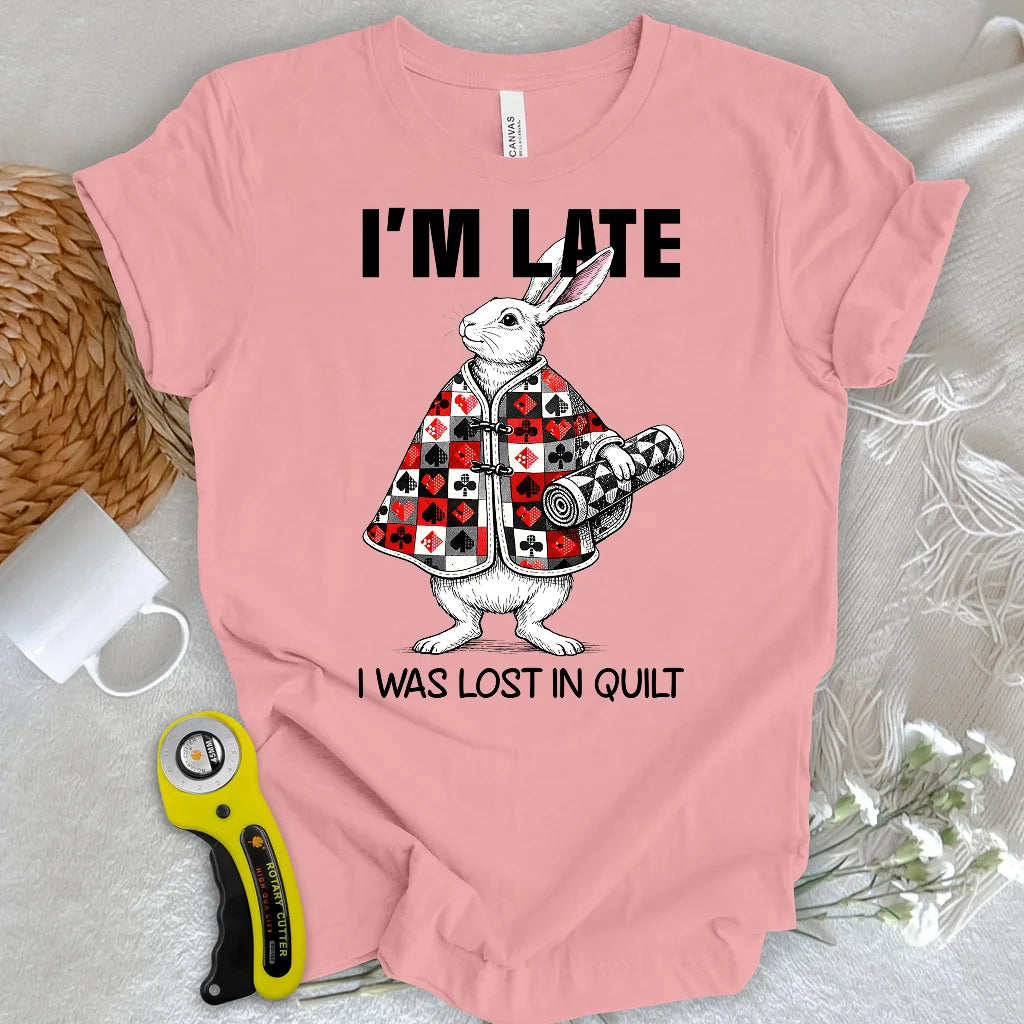 Wonderland Patchwork Hare T-shirt – ThreadsMuse